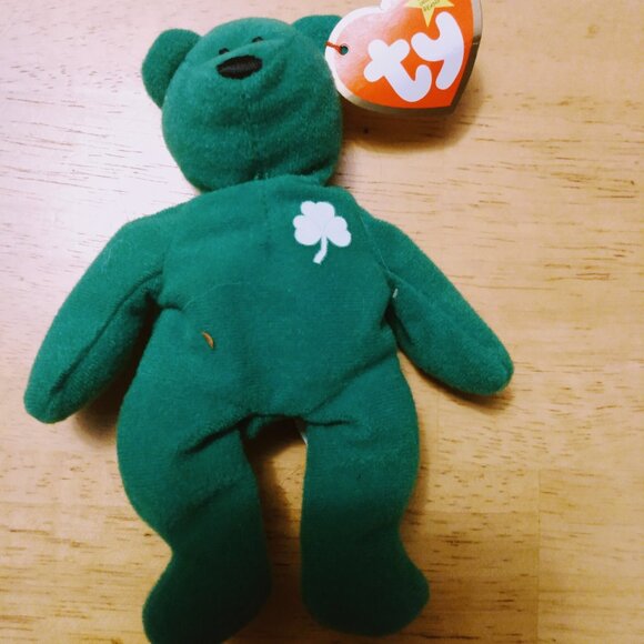 Ty | Toys | Ty Teeny Beanie Erin The 4 Leaf Clover Bear | Poshmark